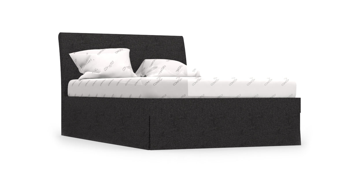 VANVIK IKEA Bed Frame Cover 140 - Crown Black – Comfortly